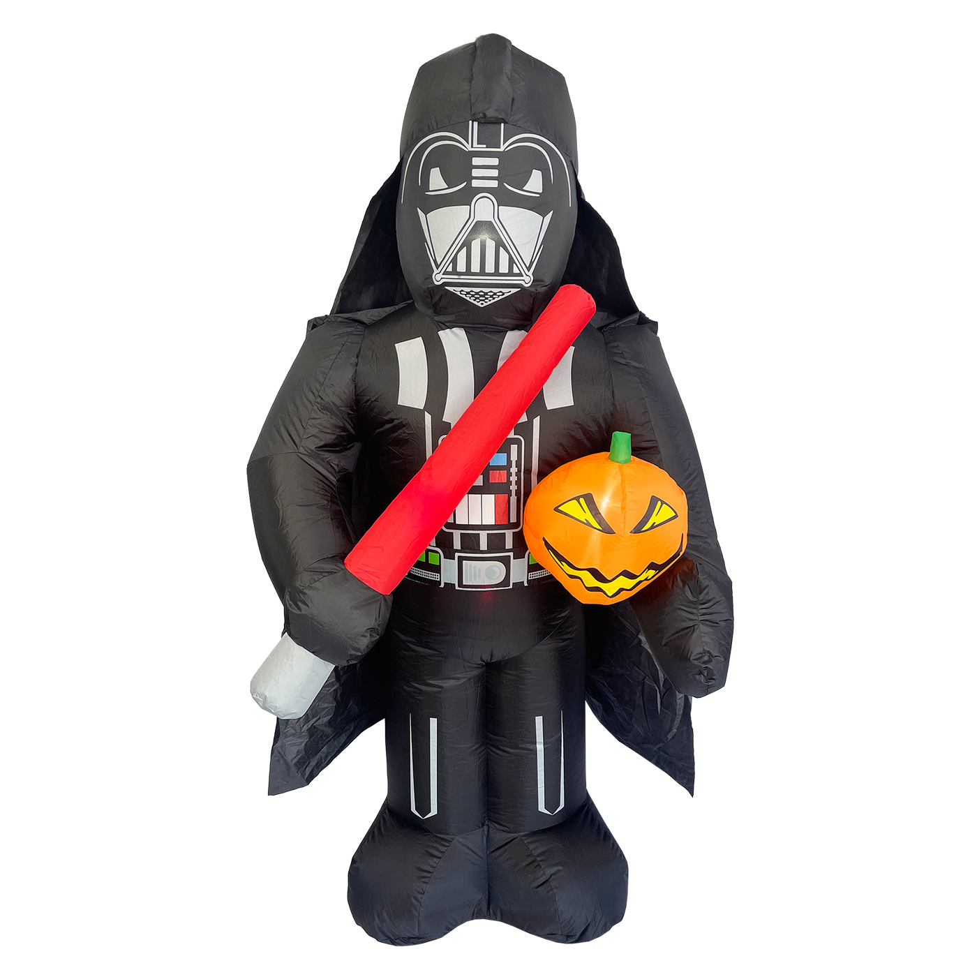 Darth Vader (Lightsaber with Pumpkin) - Star Wars Gemmy Airblown ...