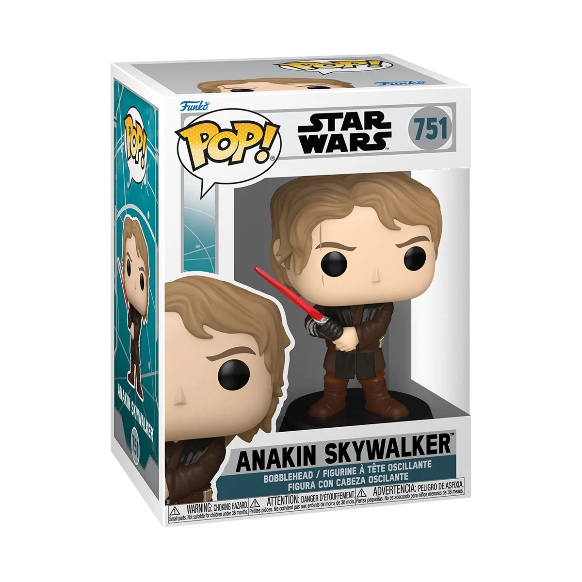 Anakin Skywalker (Red Lightsaber) - Star Wars Funko (2024) Basic Pops 751