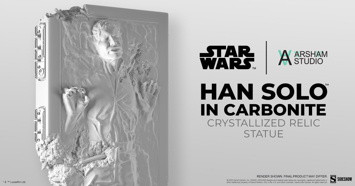 Han Solo in Carbonite (Crystallized Relic) - Sideshow Premium Format ...
