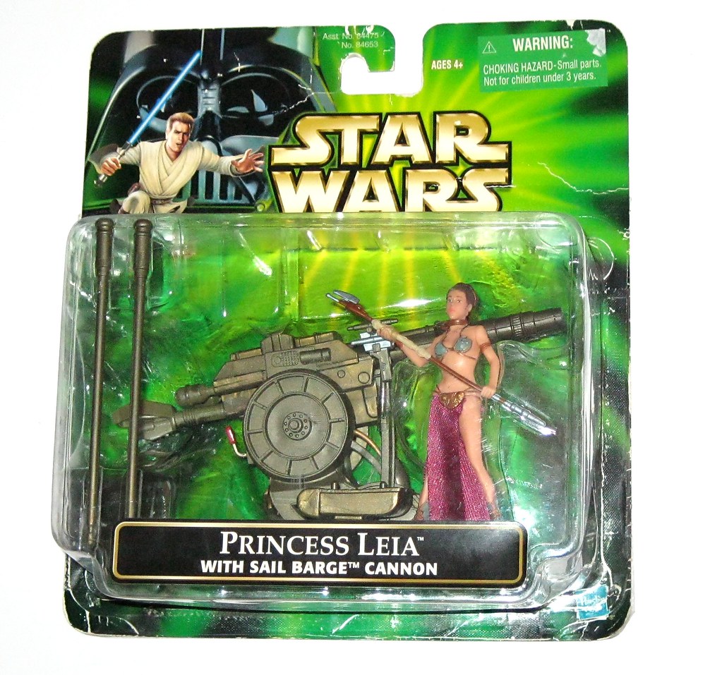 Princess Leia Organa w/ Sail Barge Cannon - Power of the Jedi Deluxe ...