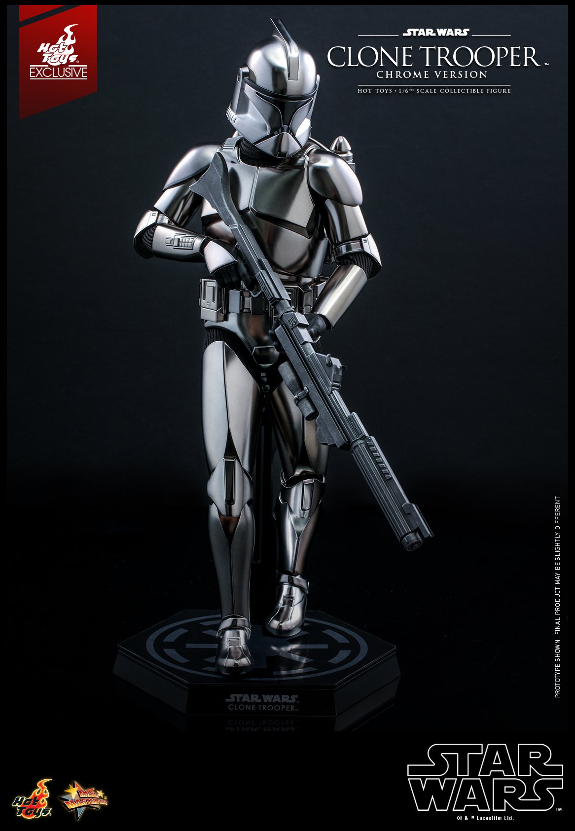 Clone Trooper (Chrome) - Hot Toys Movie Masterpiece Series MMS643