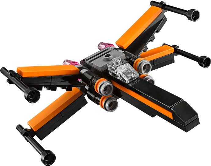 Poe Dameron's T-70 X-Wing - Micro Galaxy Squadron Starfighter Class 0062