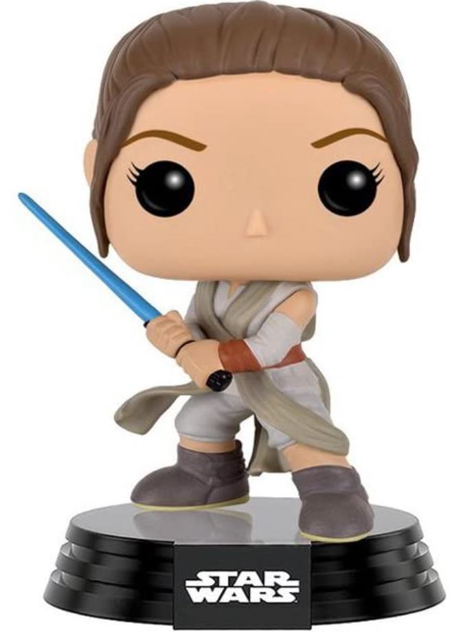 Rey with lightsaber - Star Wars Funko (2016) Basic Pops 104