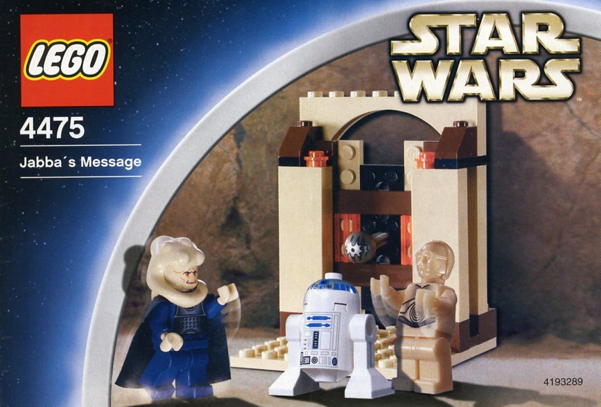 Jabba's Message - Lego Star Wars (2003) Basic Sets 4475