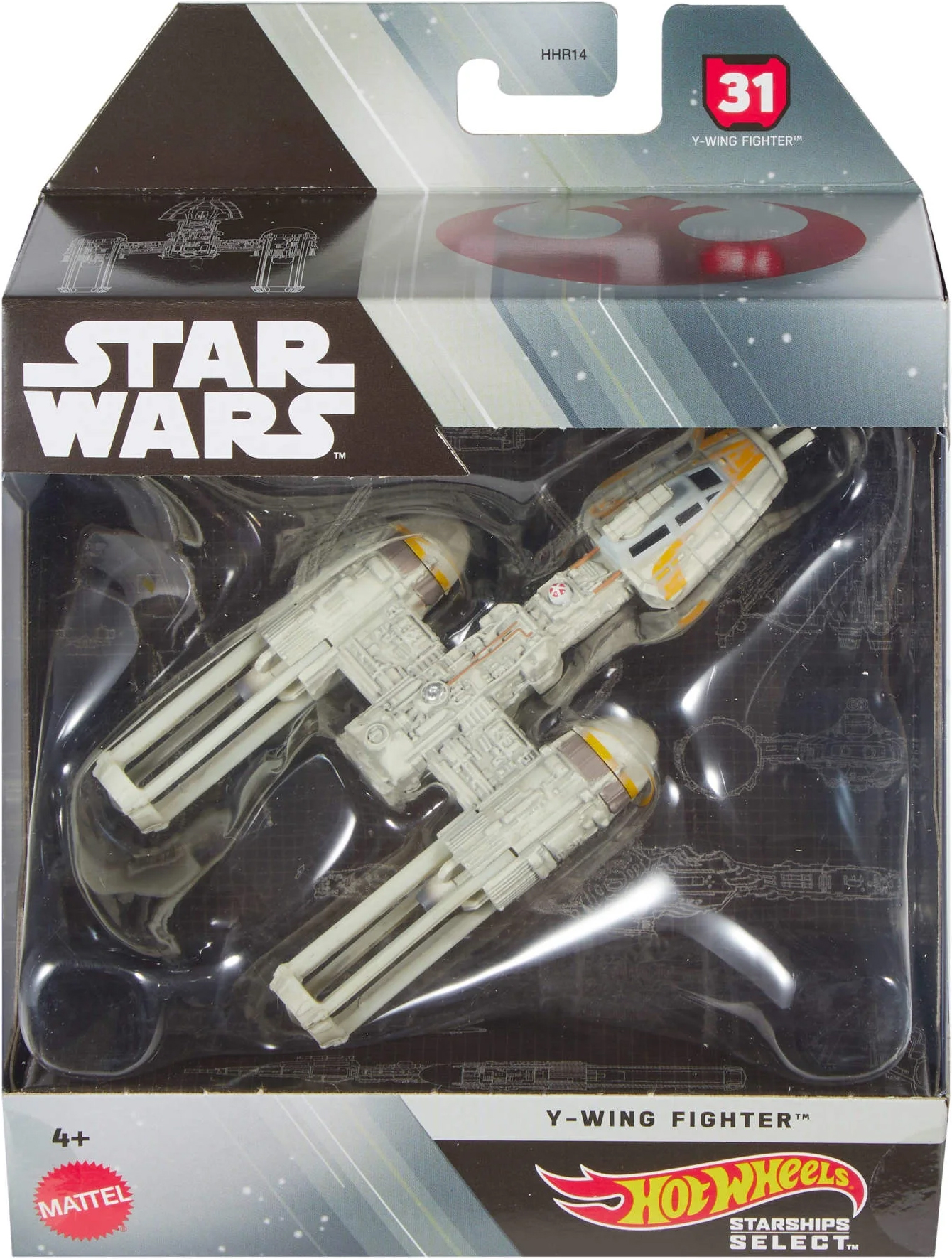 Y-Wing Fighter - Star Wars Hot Wheels (BOBF) Starship Select 31