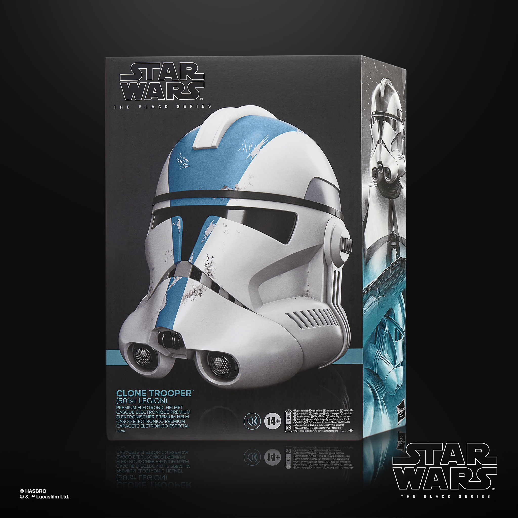 Clone Trooper (501st Legion) - The Black Series (Phase IV) Replica ...