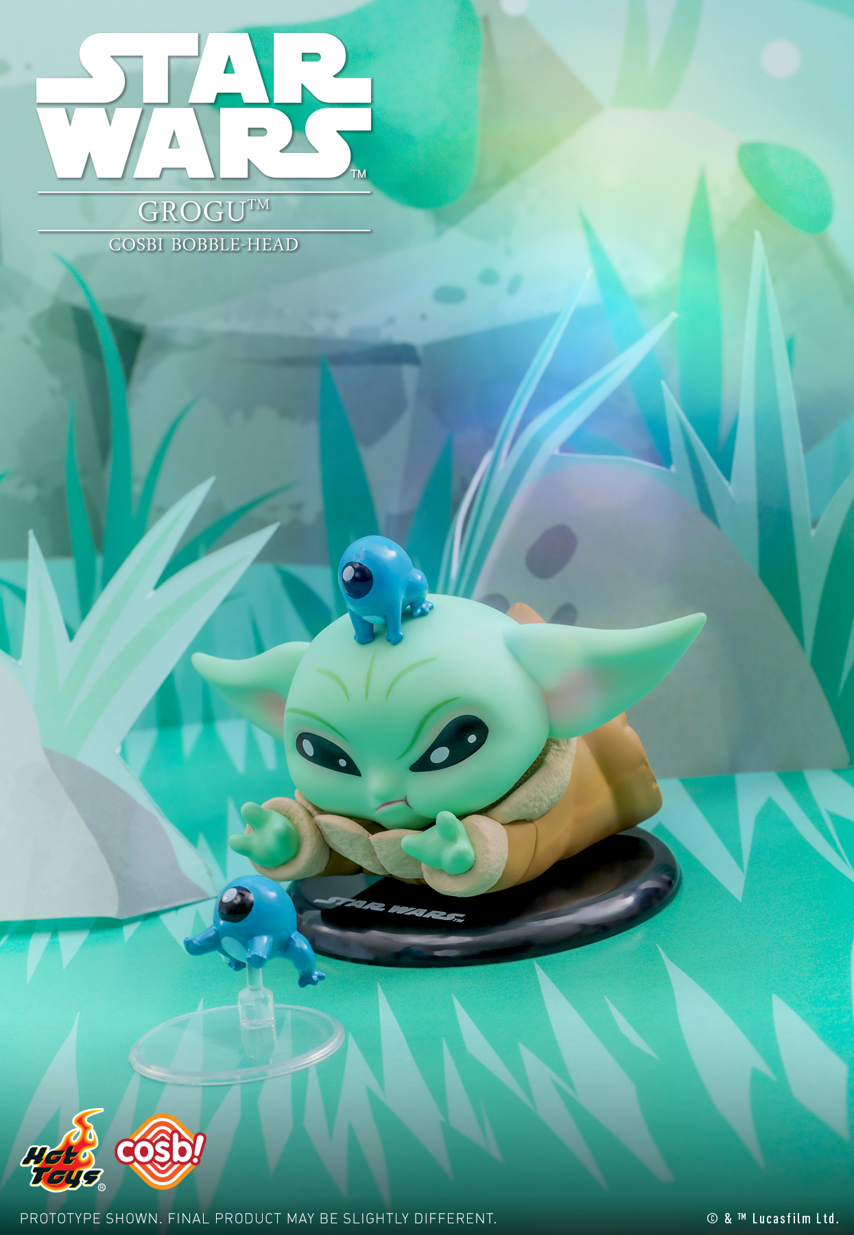 Grogu (with Frogs) | Grogu - Star Wars Cosbaby Cosbi Blind Box ...