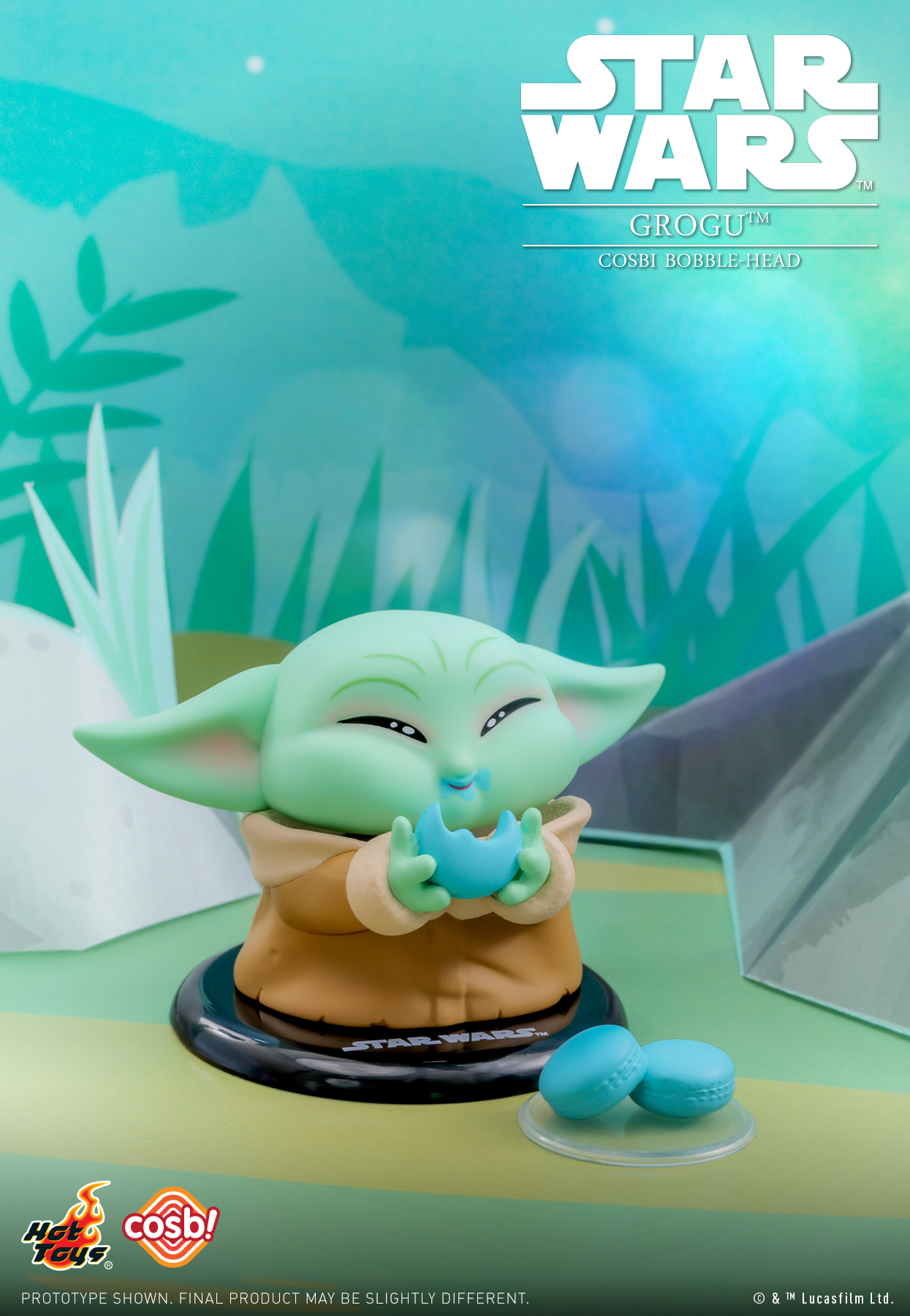Grogu (with Cookies) | Grogu - Star Wars Cosbaby Cosbi Blind Box , Celebration Exclusive
