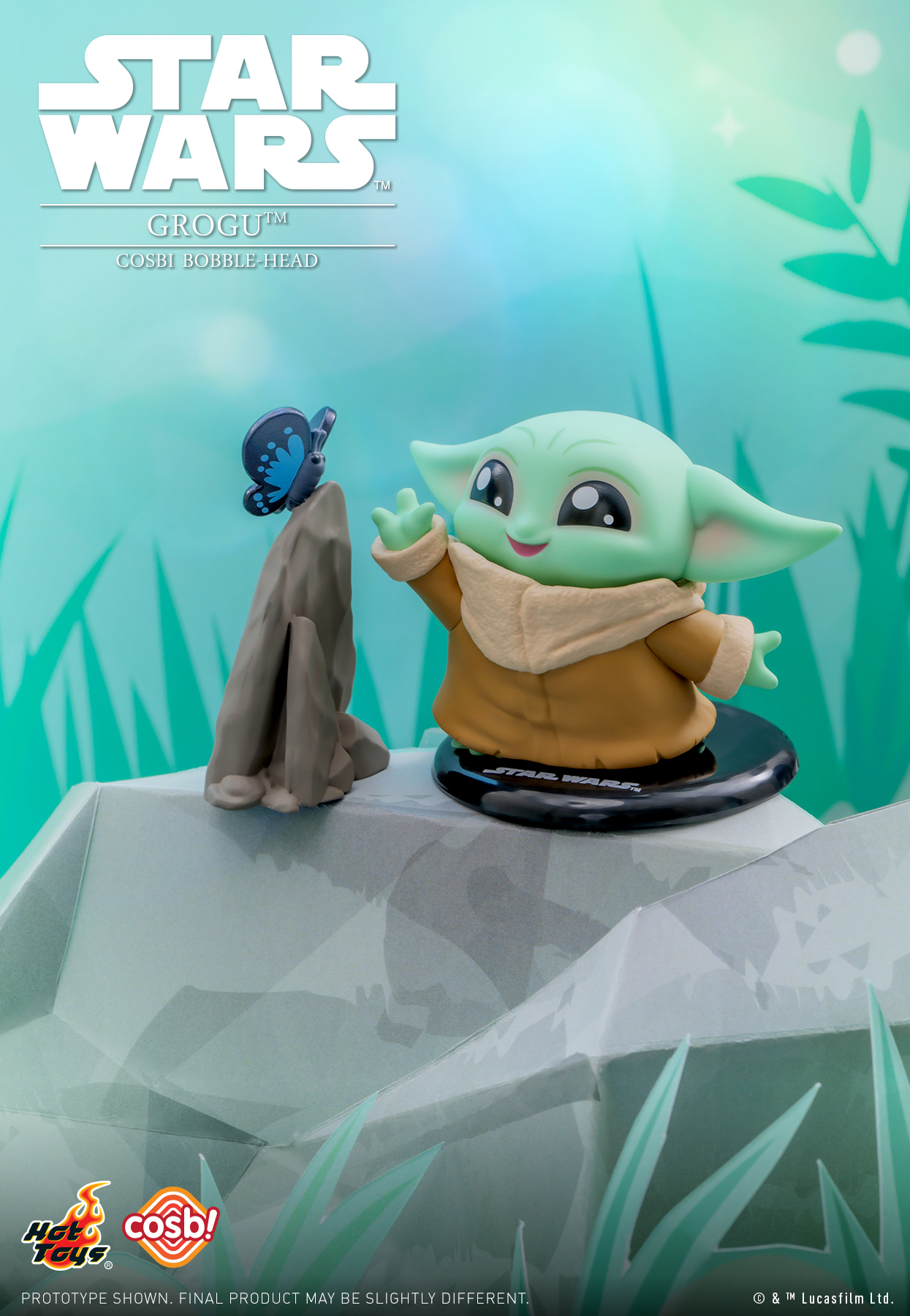 Grogu (with Butterflies) | Grogu - Star Wars Cosbaby Cosbi Blind Box ...