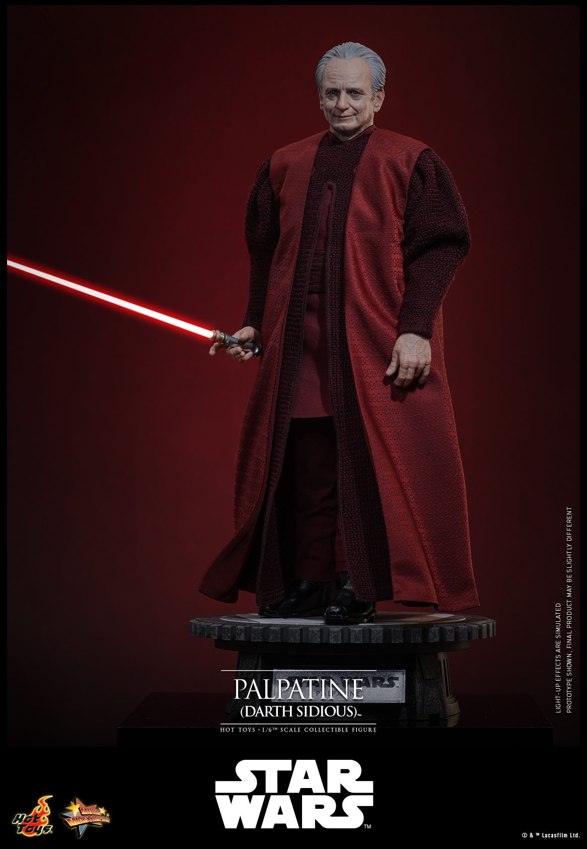 Palpatine (Darth Sidious) - Hot Toys Movie Masterpiece Series MMS805