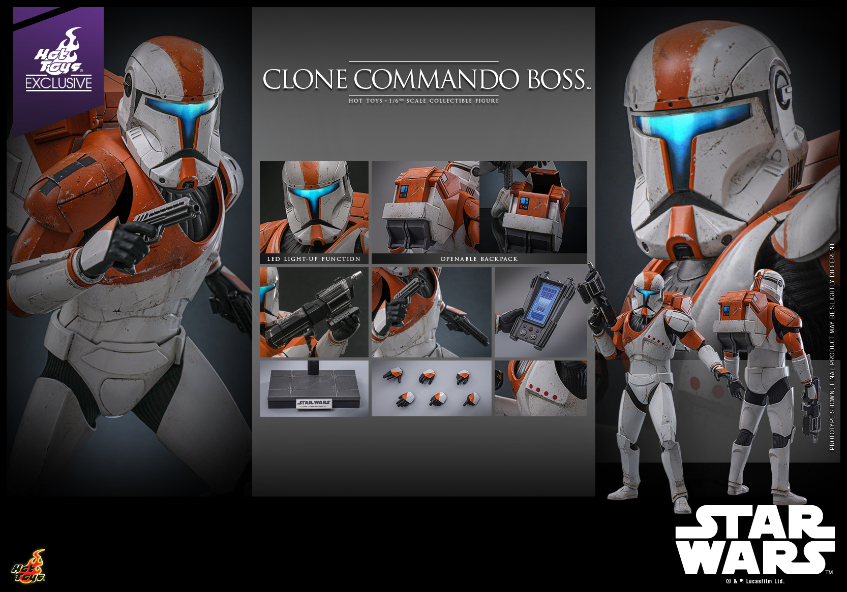 Clone Commando Boss - Hot Toys Television Masterpiece Series