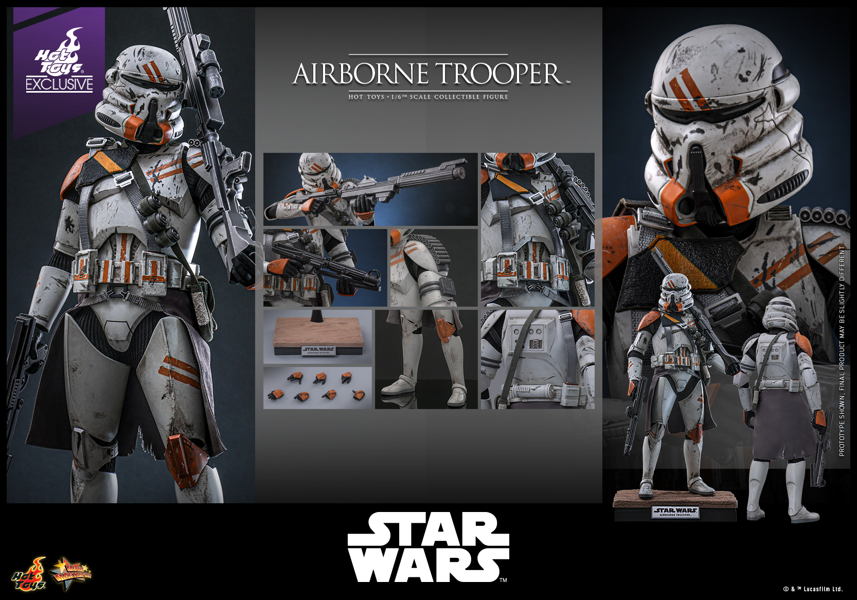 Airborne Trooper (212th Battalion) - Hot Toys Movie Masterpiece Series ...
