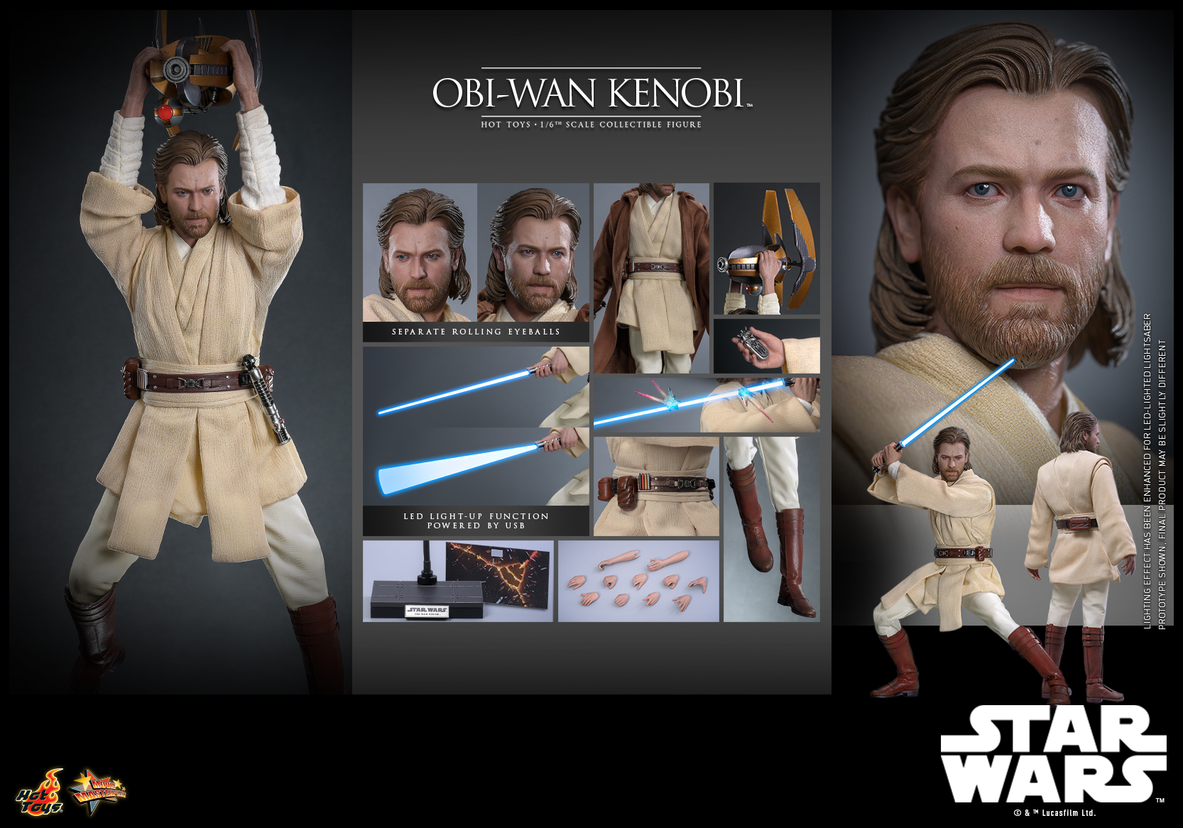 ASN-121 | Obi-Wan Kenobi (Attack of the Clones) - Hot Toys Movie ...
