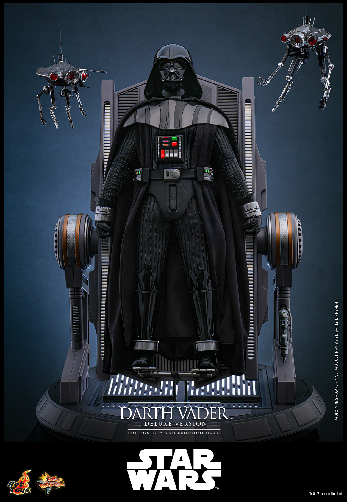 Darth Vader (Revenge of the Sith Deluxe) - Hot Toys Movie Masterpiece ...