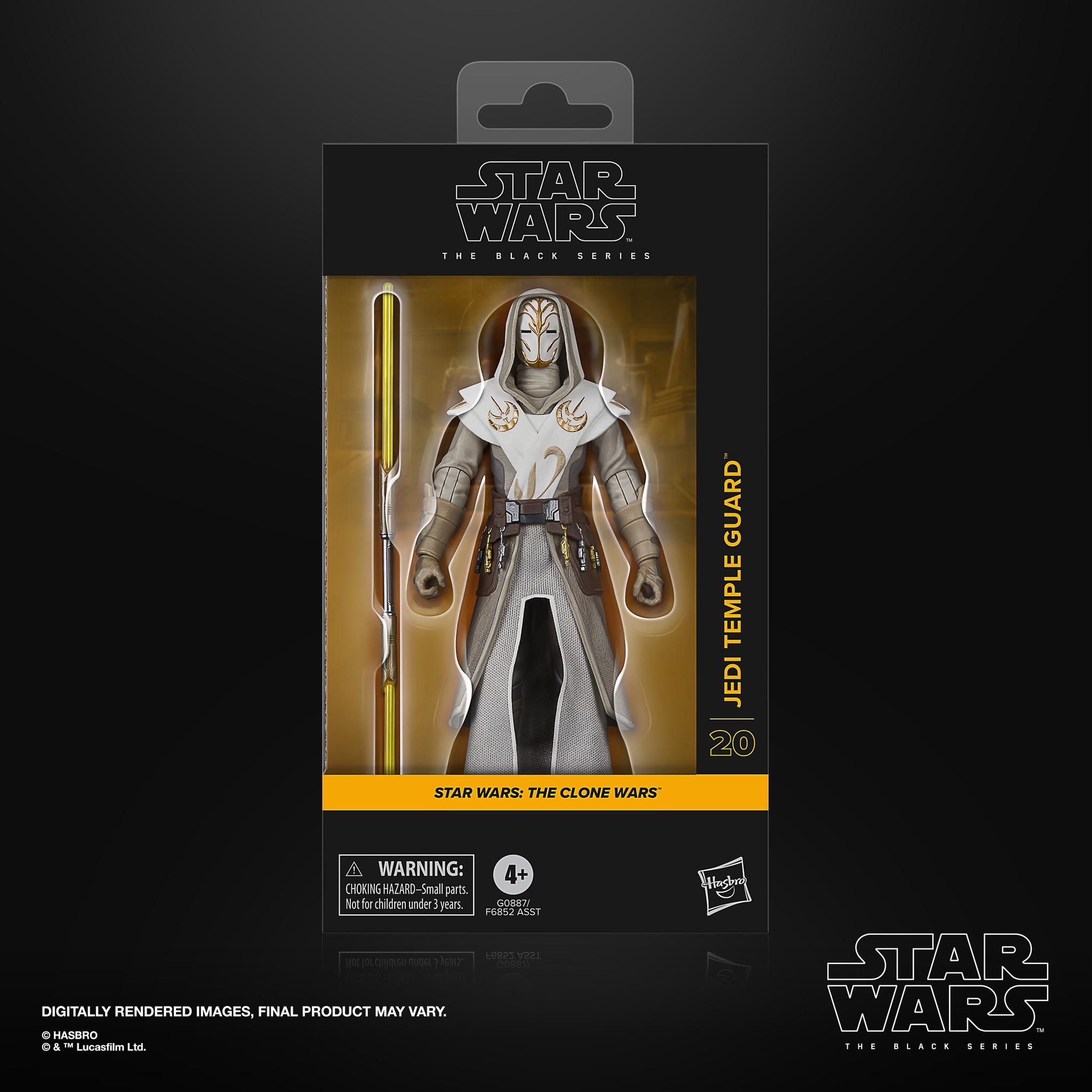 Jedi Temple Guard - The Black Series (Phase IV) Basic 6-Inch Figures TCW 20