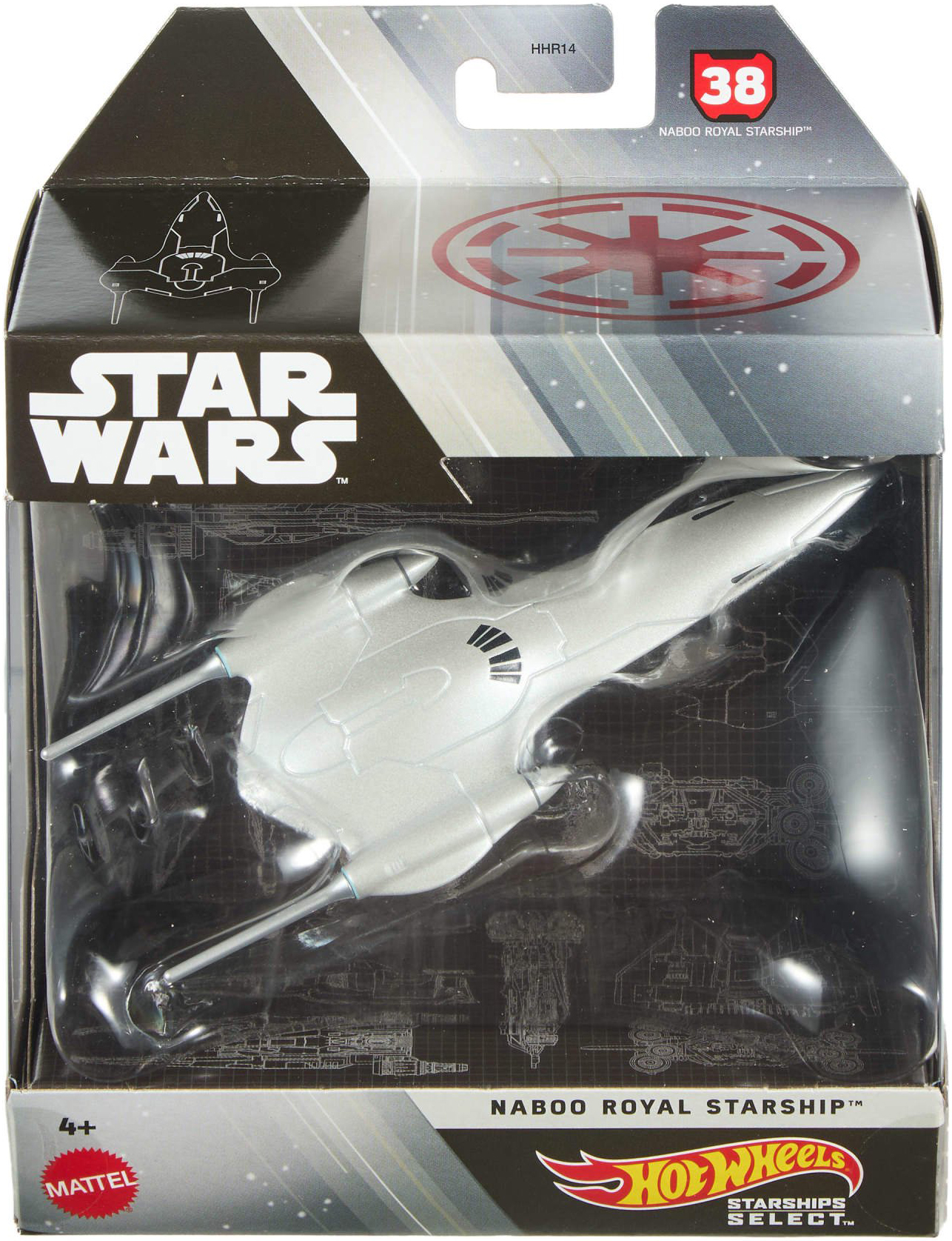 Naboo Royal Starship - Hot Wheels Starship Select Die-Cast Vehicle 38