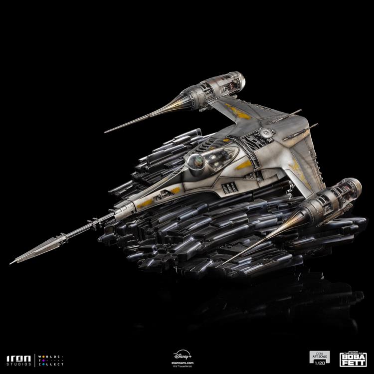 Mando N-1 Starfighter - Star Wars Iron Studios Art Scale