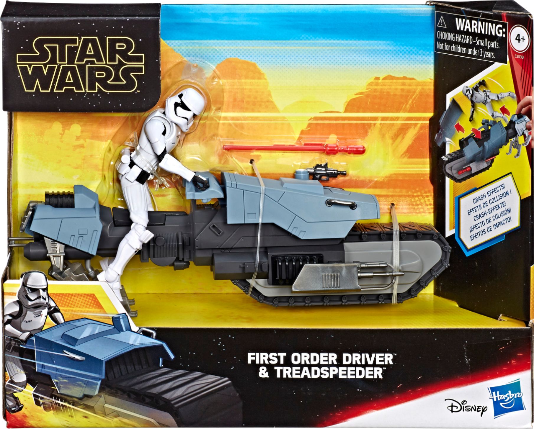 First Order Driver & Treadspeeder - Galaxy of Adventures Vehicle