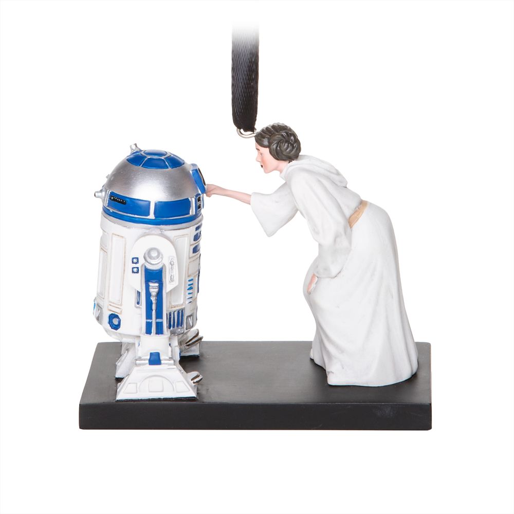 Princess Leia & R2-D2 (2022) - Disney Parks Sketchbook Ornaments