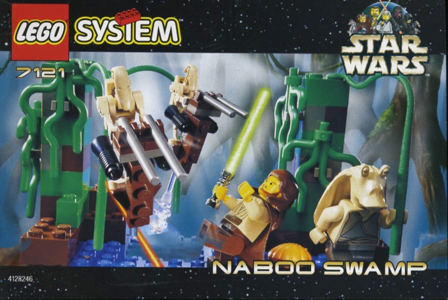 Naboo Swamp - Lego Star Wars (1999) Basic Sets 7121