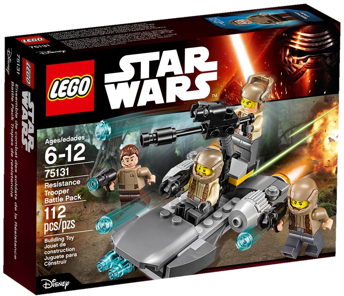 Resistance Speeder | Resistance Trooper Battle Pack - Lego Star Wars ...