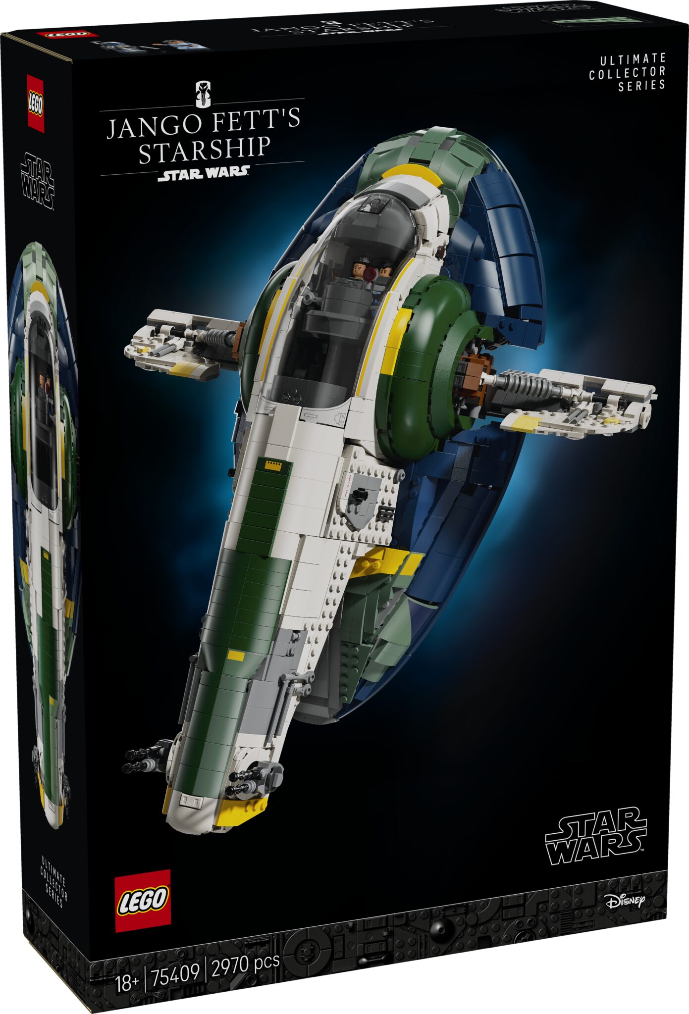 Jango Fett's Firespray-Class Starship - Lego Star Wars (2025) Ultimate Collector Series 75409