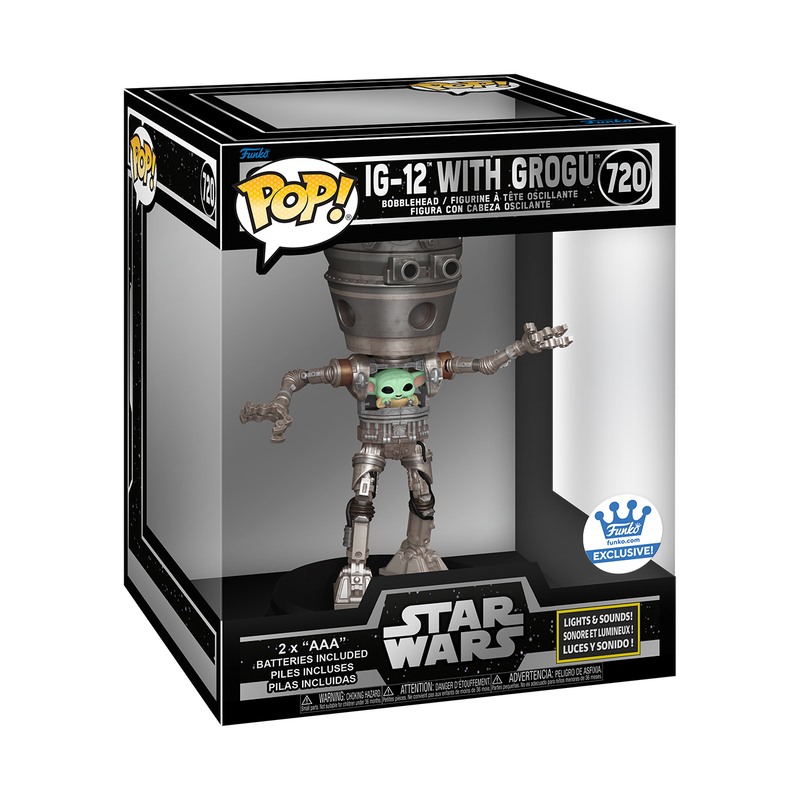 IG-12 and Grogu (Lights and Sound) - Star Wars Funko (2024) Deluxe Pops 720