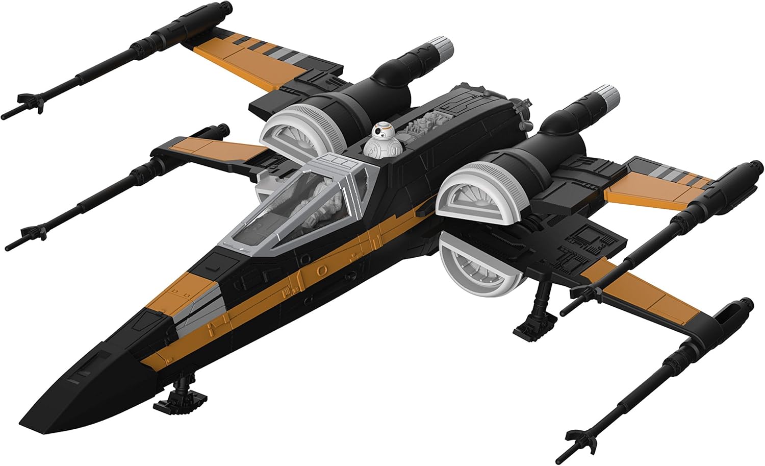 Poe's Boosted X-Wing Fighter - Star Wars Revell Build and Play Model Kit 06763
