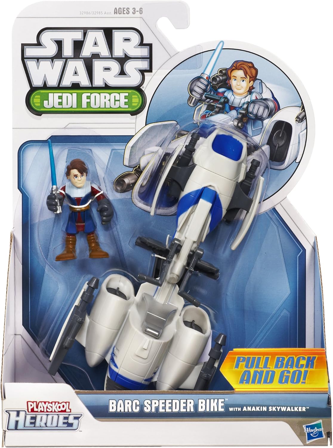 BARC Speeder Bike with Anakin Skywalker - Galactic Heroes (Jedi Force ...
