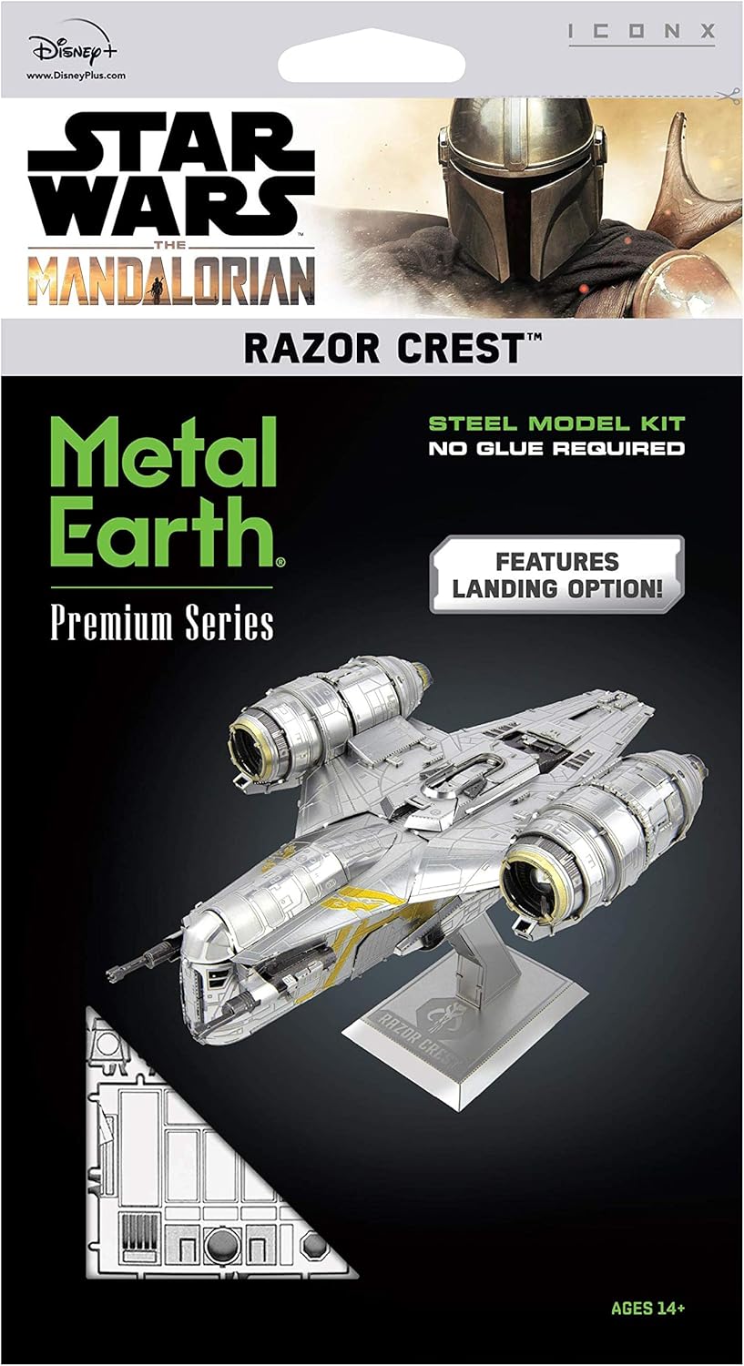 Razor Crest - Star Wars Metal Earth Premium Series Metal Model Kit ICX217