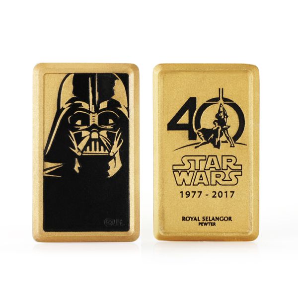 Darth Vader (Gilt) | 40th Anniversary Set - Star Wars Royal Selangor ...