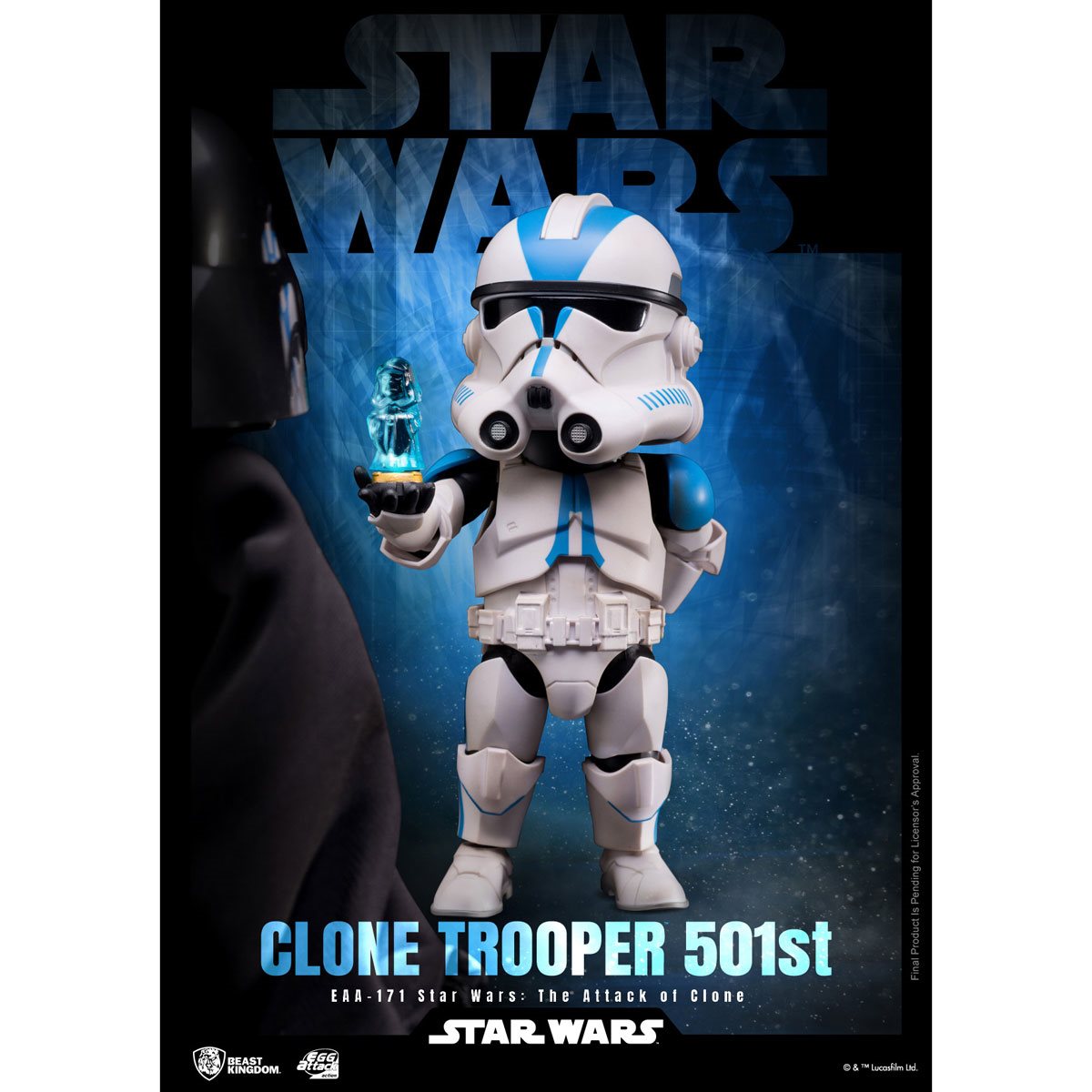 501st Clone Trooper - Star Wars Beast Kingdom Egg Attack Action EAA-171