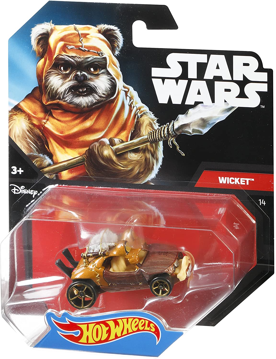 Wicket - Star Wars Hot Wheels (2014) Character Cars CGW49