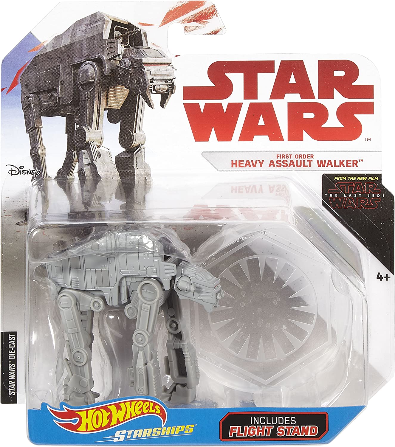 First Order Heavy Assault Walker - Star Wars Hot Wheels (TLJ) Starships ...