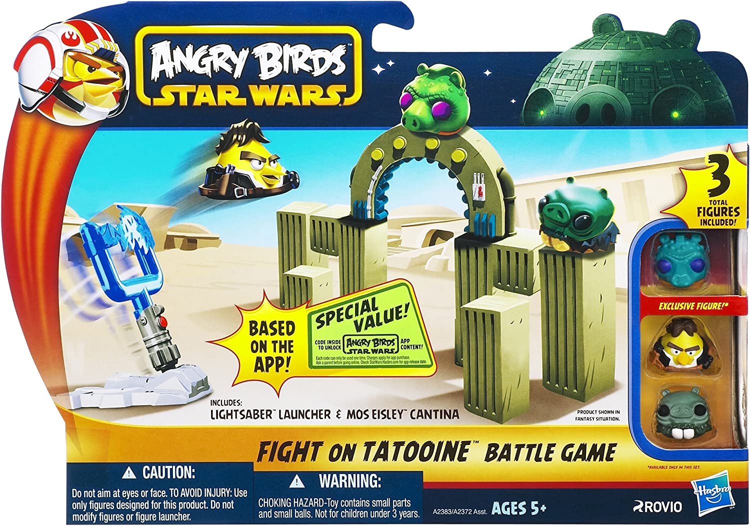 Lightsaber Launcher | Fight on Tatooine - Angry Birds Star Wars Jenga Game