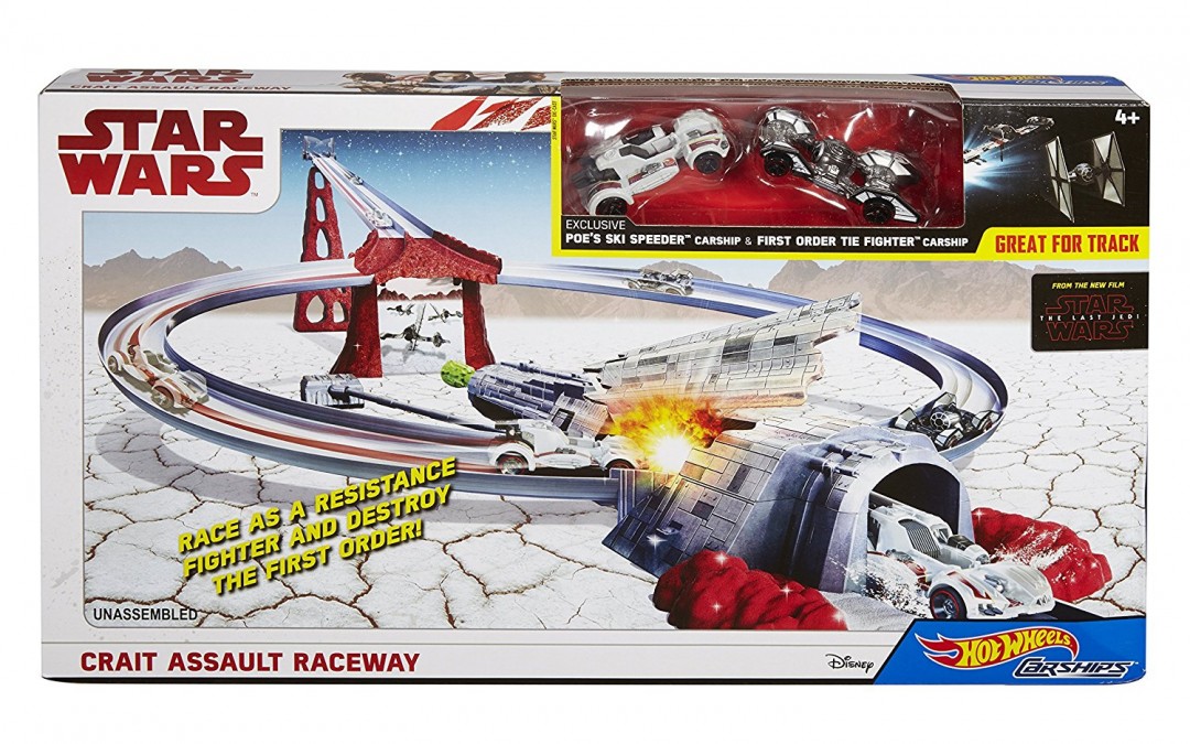 Poe's Ski Speeder | Crait Assault Raceway - Star Wars Hot Wheels (TLJ ...