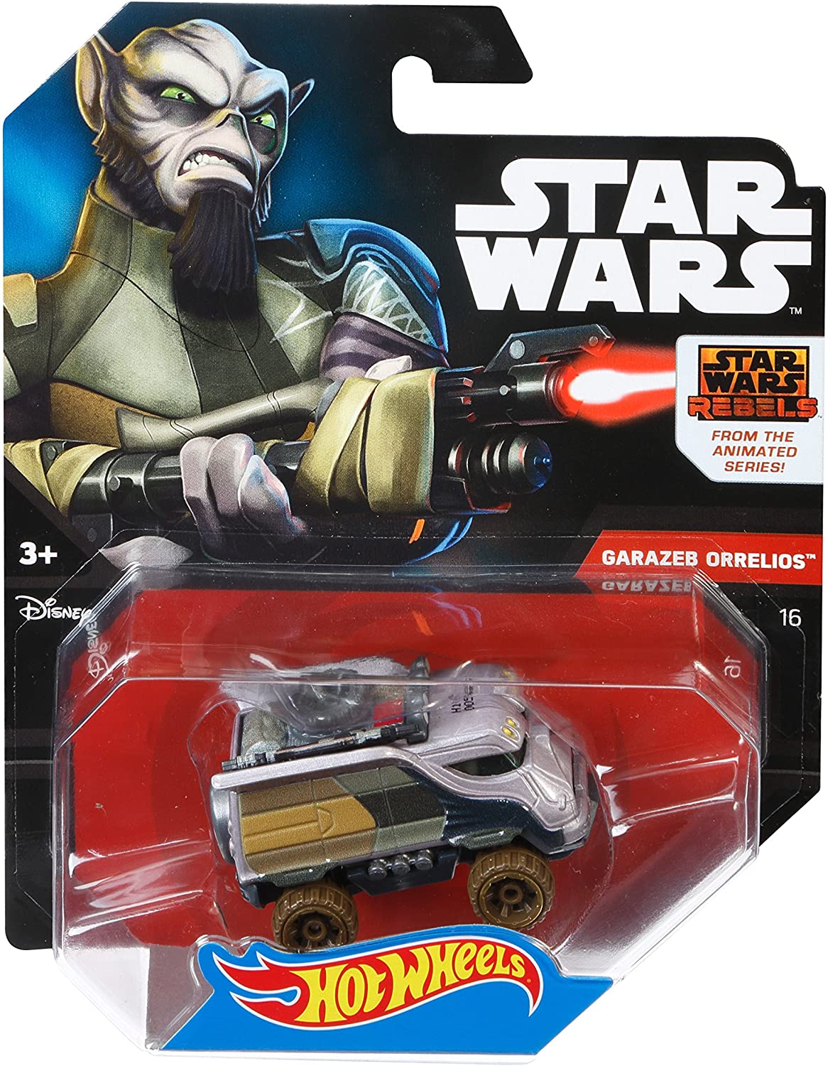Garazeb Orrelios - Star Wars Hot Wheels (TFA) Character Cars CNB52