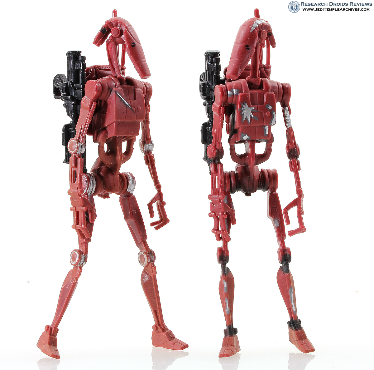 Battle Droid 1 | Battle Droids (maroon blaster and lightsaber damage ...