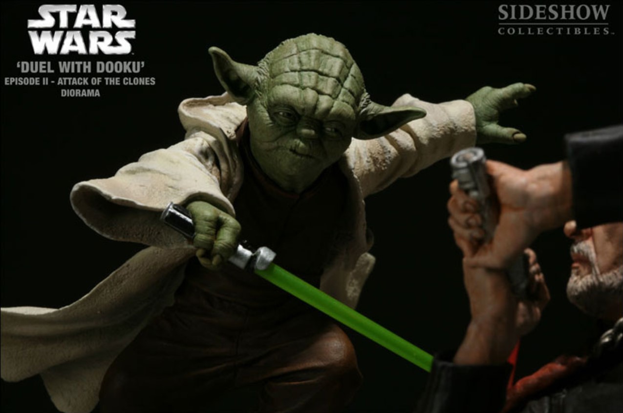 Yoda | Duel With Dooku - Sideshow Dioramas Basic Dioramas