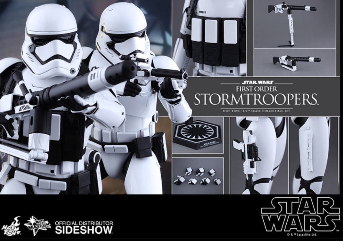 First Order Stormtroopers - Hot Toys Movie Masterpiece Series MMS319