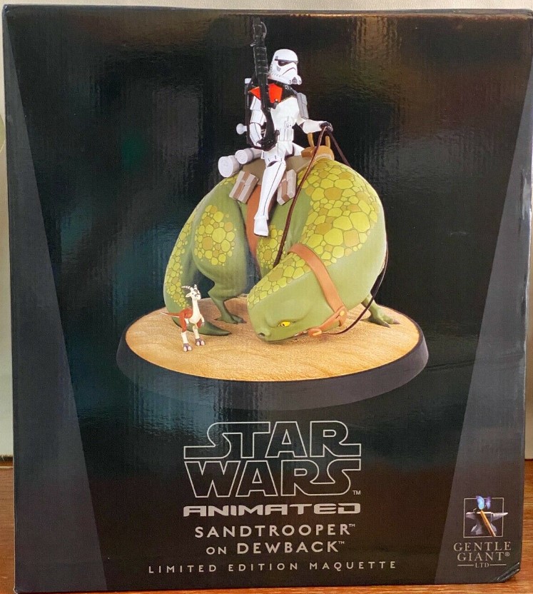 Dewback | Sandtrooper on Dewback - Gentle Giant (Statues) Animated ...