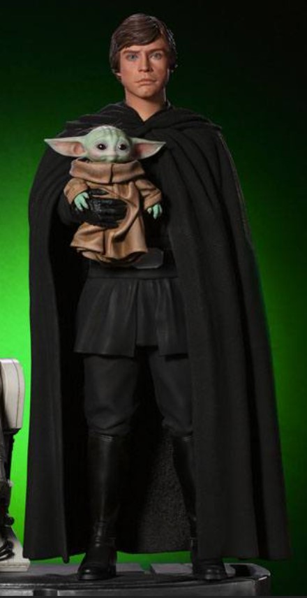 Luke Skywalker | Luke Skywalker, R2-D2, and Grogu - Star Wars Iron ...