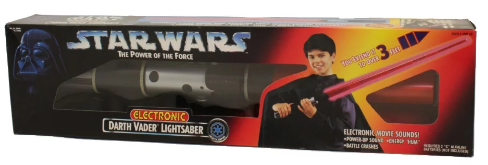Darth Vader - Power of the Force II (Red Card) Electronic Lightsaber