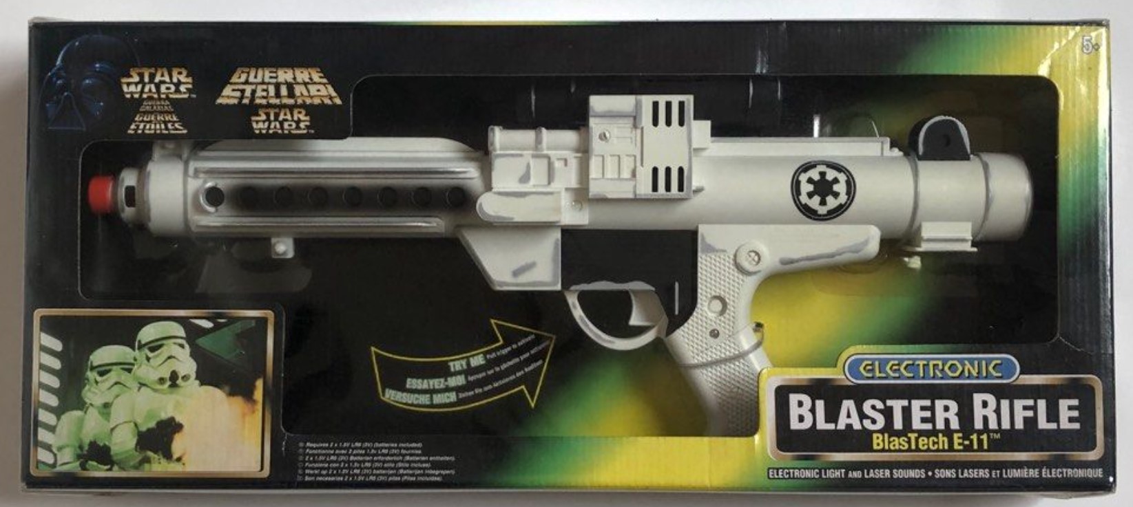 Electronic Blaster Rifle - Power of the Force II (Red Card) Electronic ...