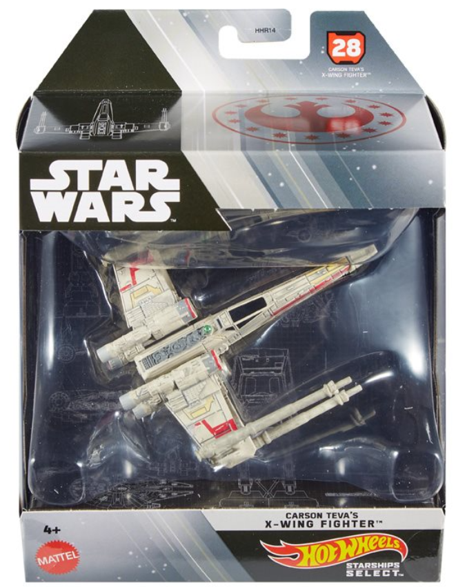 Carson Teva's X-Wing Fighter - Star Wars Hot Wheels (BOBF) Starship ...