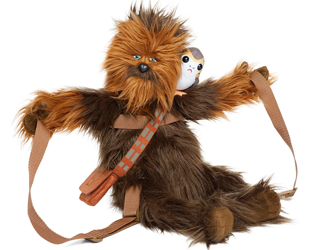 Chewbacca with Porg - Comic Images Backpack Buddies