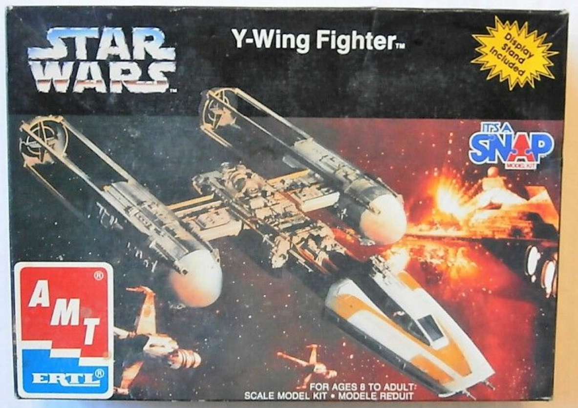 Y-Wing Fighter - Star Wars AMT/ERTL (Renaissance) It's a Snap 8934