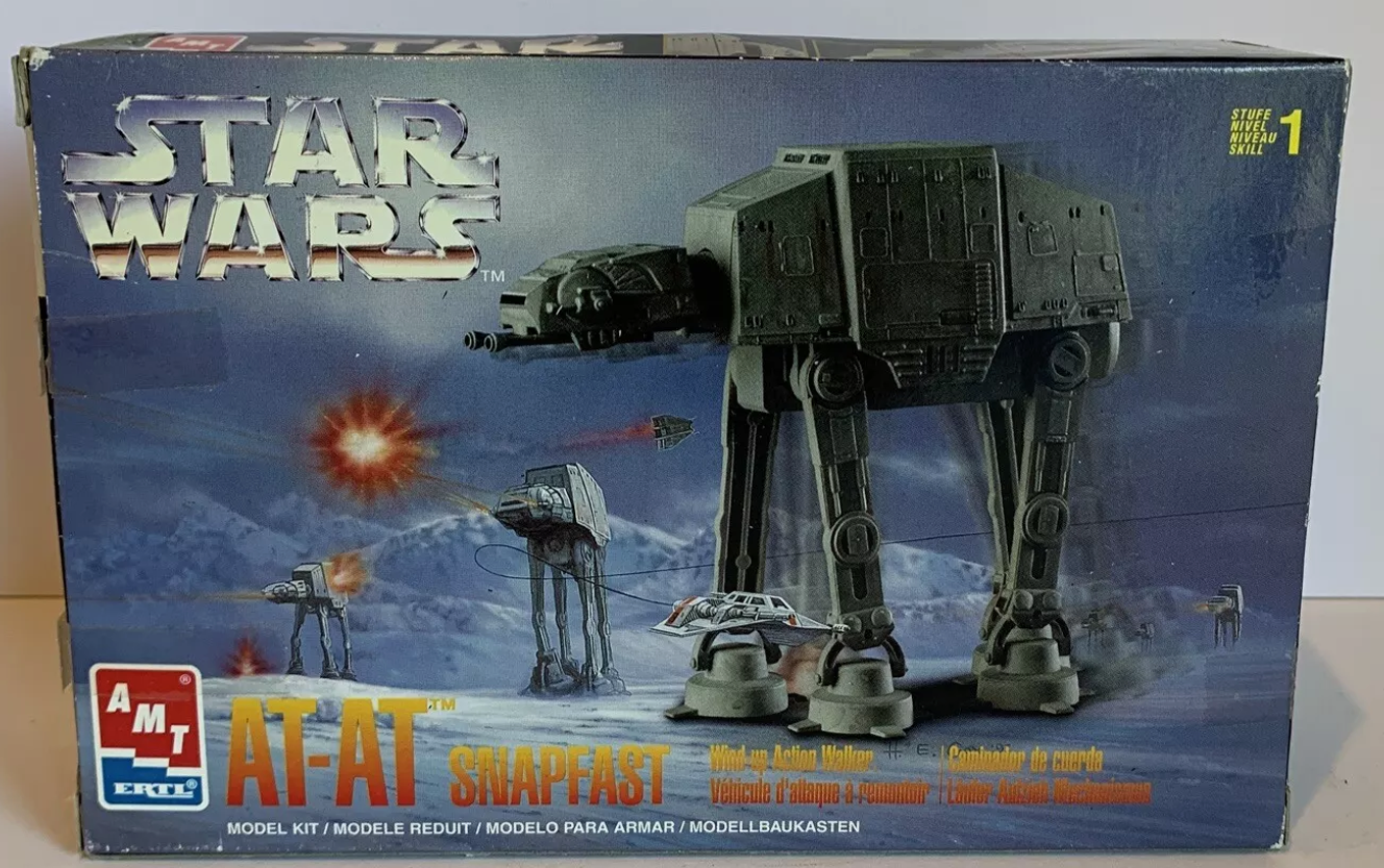 AT-AT Walker - Star Wars AMT/ERTL (Renaissance) Snapfast Windup Model ...