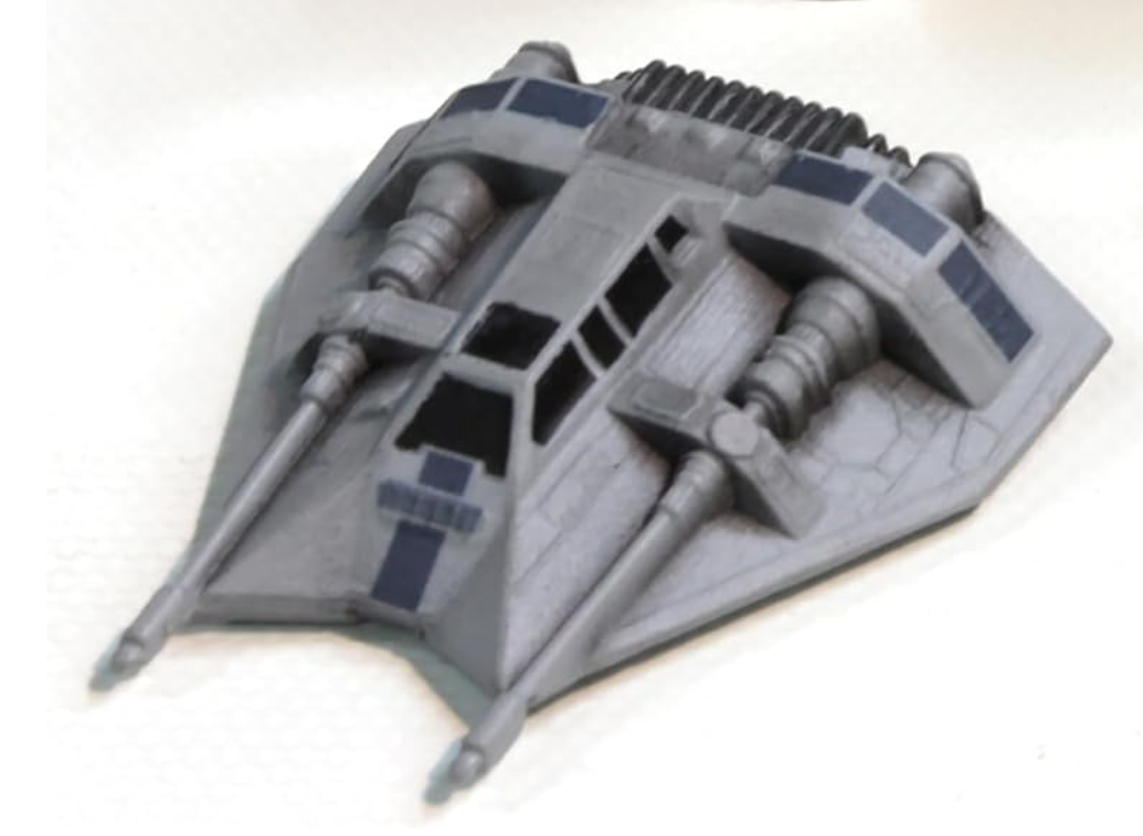 Snowspeeder | AT-AT - Star Wars Round2 Authentic Plastic Model Kit (MPC)