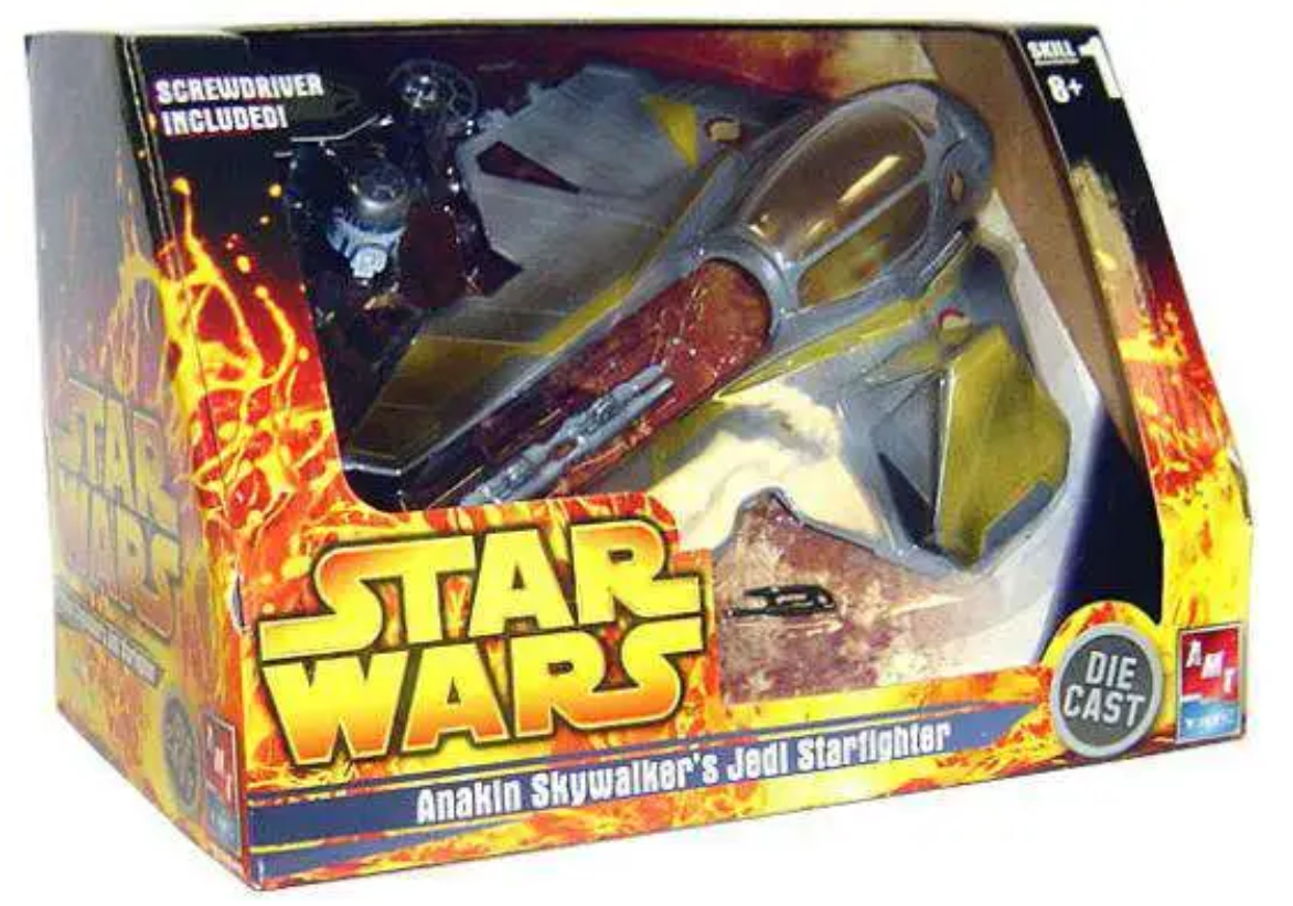 Anakin Skywalker's Jedi Starfighter - Star Wars AMT/ERTL (Prequel Era ...